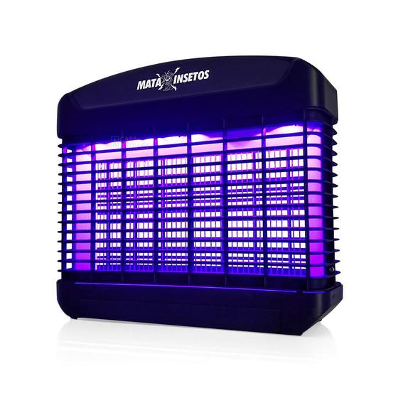 Mata Mosquito Elétrico 110/220v Automático Para Insetos Voadores Com Choque De Até 1900V E Luz ...