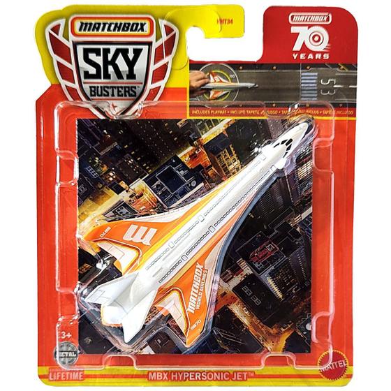 Matchbox Mattel Sky Busters Avião MBX Hypersonic Jet - Aviões e ...