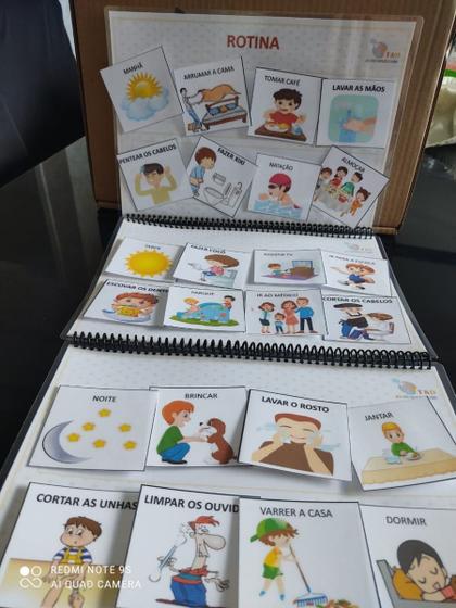 Material Estruturado Pedagógico Rotina diária para autistas - rotina ...