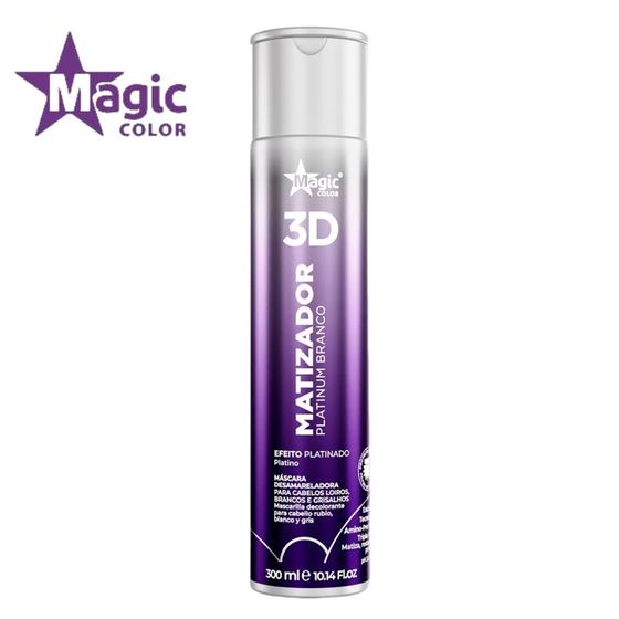 Matizador 3D Magic Color Efeito Prata 300ml - Matizador - Magazine Luiza