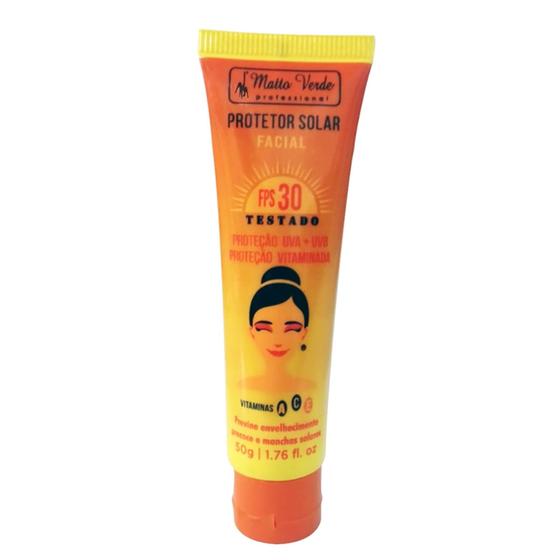 Matto Verde Protetor Solar Facial Fps 30 50g - Protetor Solar Facial ...