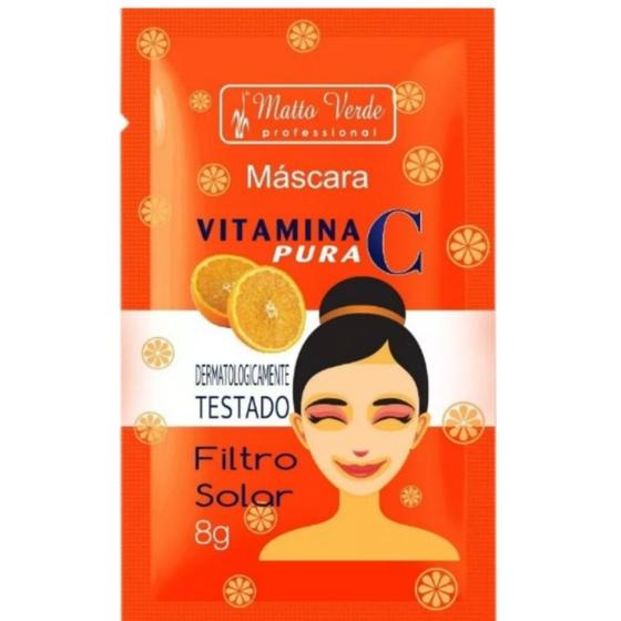 Matto Verde Sachê Máscara Vitamina C Alta Concentração 8g ...