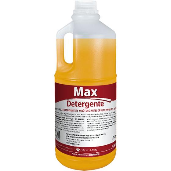 Max Detergente Líquido Concentrado Audax 1 Litro - Detergente ...