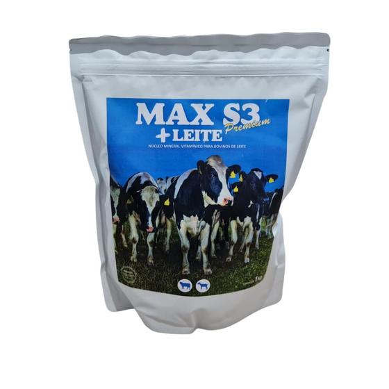 Max S3 Premium + Leite - Núcleo Mineral Bovinos De Leite - Nutri Saude Animal - Vitaminas e ...