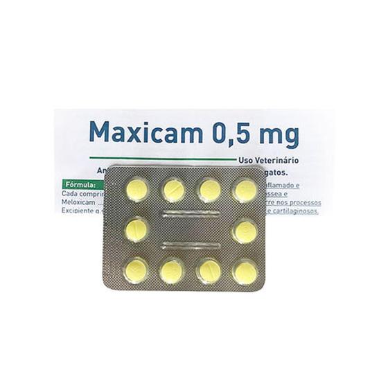 Maxicam 0,5 mg - com 10 comprimidos - ourofino - Farmácia Pet ...