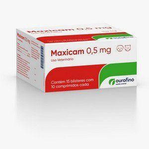 Maxicam 0,5mg Cartela com 10 comprimidos - Ourofino - Anti-Inflamátório ...