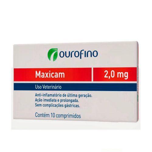 Maxicam 2,0MG - 10 Comprimidos - Neon Pet Shop - Anti-Inflamátório ...