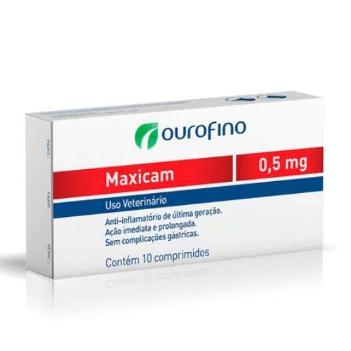 MAXICAM COMPRIMIDOS 0,5mg - cx c/ 10 comprimidos - Ourofino - Farmácia ...