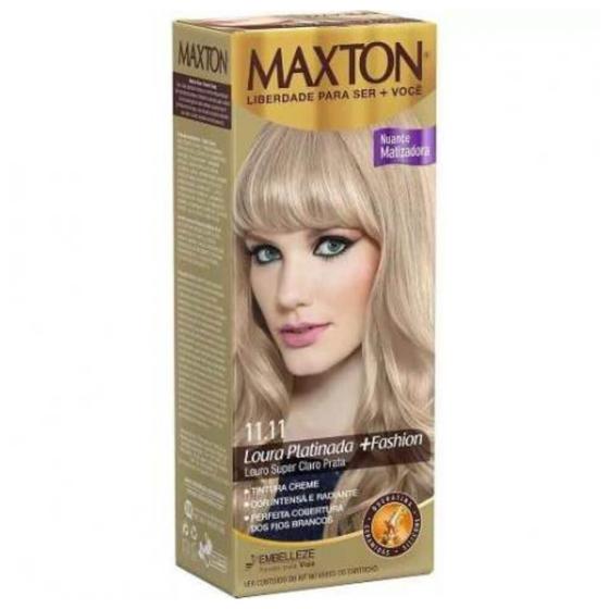 Maxton Tinta Kit.11.11 Louro Super Claro Prata - Tinta de Cabelo ...