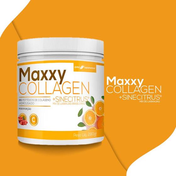 Maxxy Collagen + Sinecitrus 280g Suplemento Nutricional - GLOBAL SUPLEMENTOS - Colágeno ...