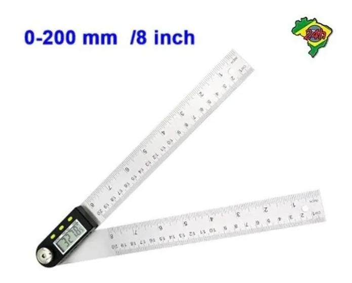 Medidor De Ângulos - Goniometro - Digital 20cm - protecto digital ...