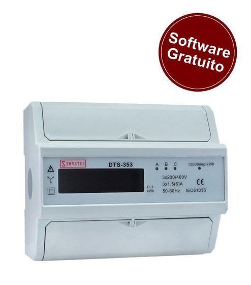 Medidor de Energia (kWh) DTS353-TC Trifásico 220/380V - SIBRATEC ...