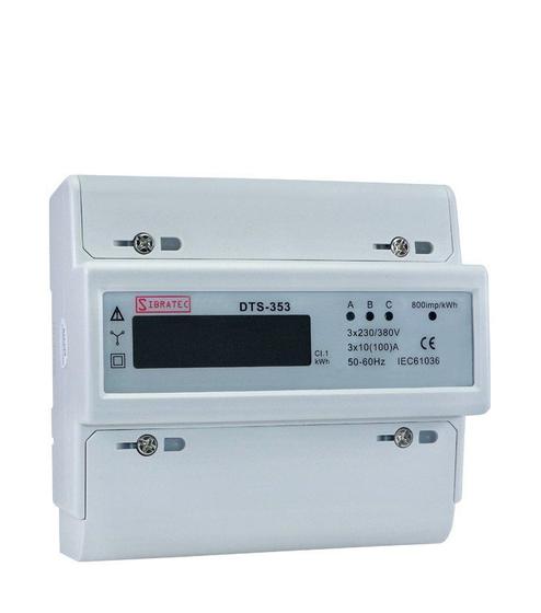 Medidor de Energia (kWh) DTS353 Trifásico 220/380V - Medição Direta até ...