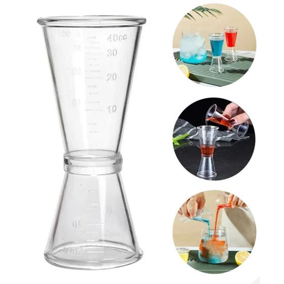 Medidor De Plastico Dosador De Bebidas Medidas 20ml/40ml - CLINK ...