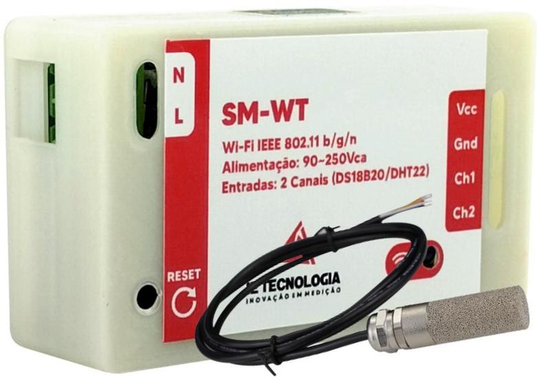 Medidor De Temperatura E Umidade Wi-Fi Sm-Wt - Um+Temp Sht40 ...