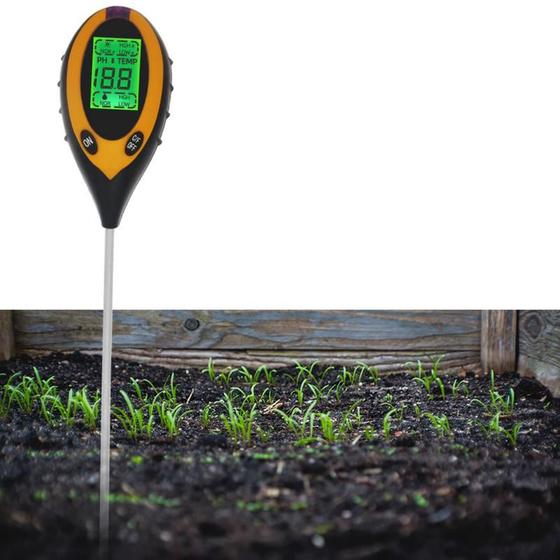 Medidor Digital PH Solo Aparelho Portátil Temperatura Luz Solar ...