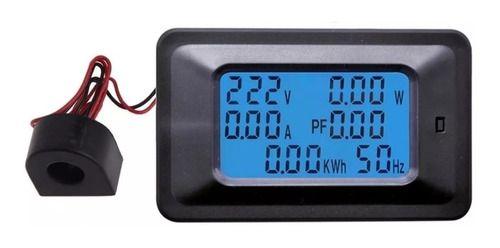Medidor Voltímetro Amperímetro Ac 100a 220v 6 Em 1 Com Tc - SunProp ...