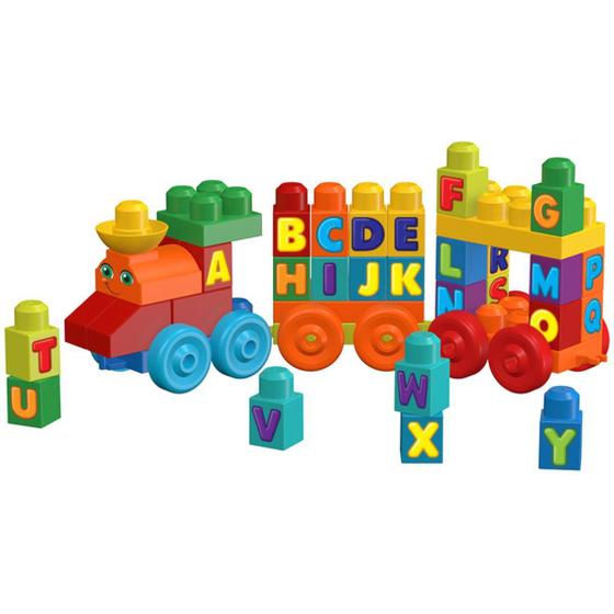 Mega Bloks Trem Musical Abc Mattel Unidade - Brinquedos de Montar e ...