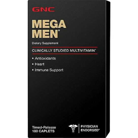Mega Men (180 caps) - GNC - Multivitamínico / Polivitamínico - Magazine ...