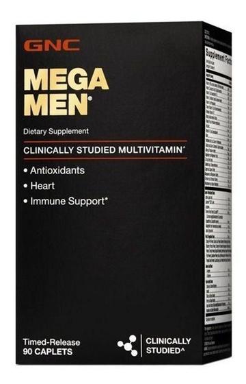 Mega Men Gnc Multivitaminico 90 Tablets - Multivitamínico ...