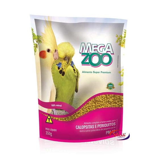 Mega zoo extrusado calopsita e periquito 350gr - Outros Pets - Magazine ...