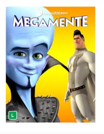 Megamente - Dvd Dreamworks Amarelo - Filmes de Animação - Magazine Luiza