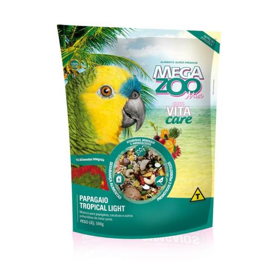 MEGAZOO - Mix Papagaio Tropical light 500g - Outros Pets - Magazine Luiza