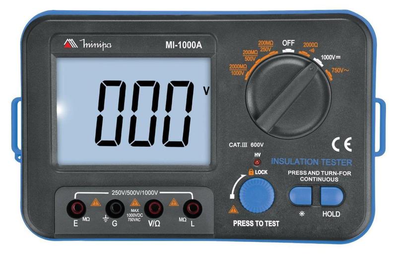 Megômetro Digital Minipa MI-1000A - Megômetro - Magazine Luiza