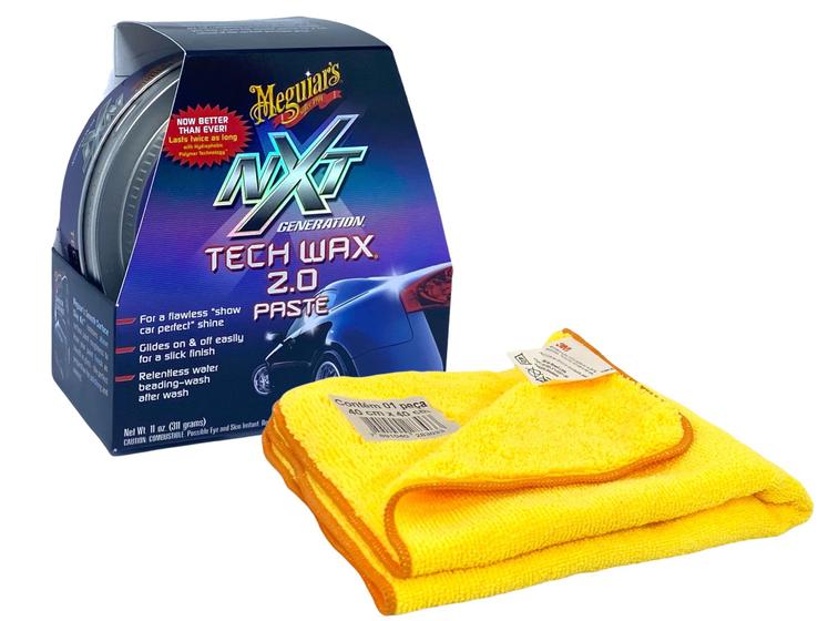 Meguiars Cera Nxt Generation Tech Wax + Flanela 3M - Cera Automotiva ...