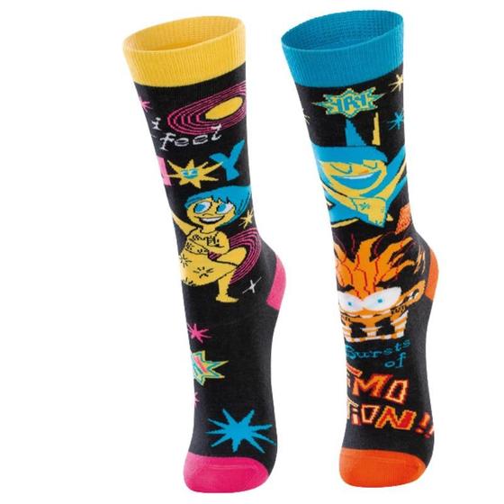 Meia 3/4 Infantil Lupo Divertida Mente Disney - Meia Infantil ...