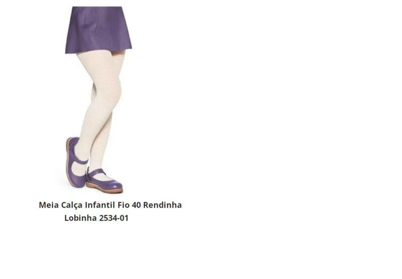 Meia Calça Infantil Lobinha Fio 40 Redinha - Lupo Lobinha - Meia-Calça ...