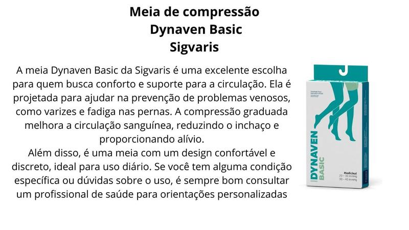 Meia Calça Sigvaris Dynaven Basic 972 20-30 mmHg Bege - Meia de ...