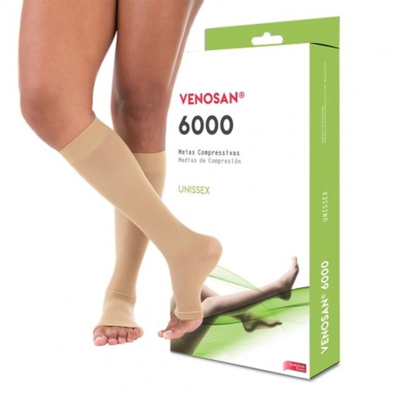Meia compressao 3/4 Panturilha Venosan 6000 20-30mmhg unissex (pé aberto) - Meia - Magazine Luiza