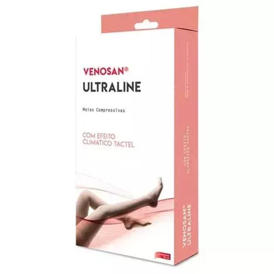 Meia de compressão venosan ultraline 20 -30mmhg agh 7/8 pé aberto ...
