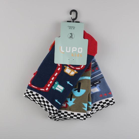 Meia Infantil Meia Lupo Kids 2630 Kit M Estampada - Meia Infantil ...