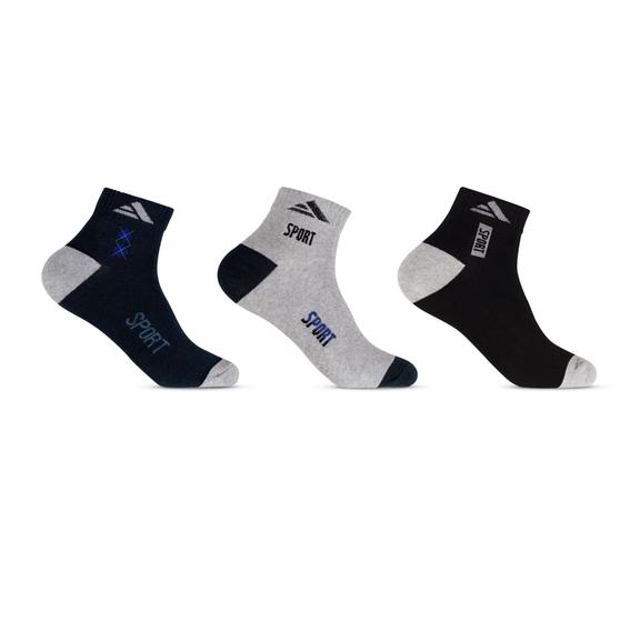 Meias Masculina Kit 3 Pares Sport Cano Curto - Altomax - Meia ...