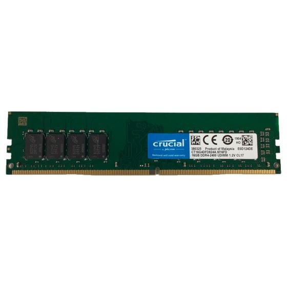Memoria de Desktop Crucial 16GB DDR4 PC4-2400 Mhz 1.2V OEM - CT16G4DFD824A.M16FD - Memória RAM ...
