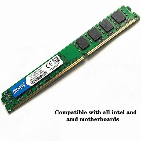 Memória RAM DDR3 8GB / 1333mhz / 1066mhz/ 1600mhz / PC Desktop ...