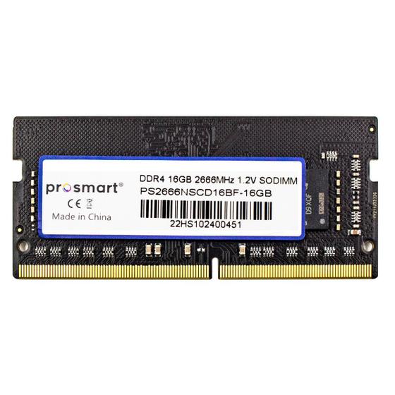 Memória Ram DDR4 16GB 2666MHz Notebook - Prosmart - Memória RAM - Magazine Luiza