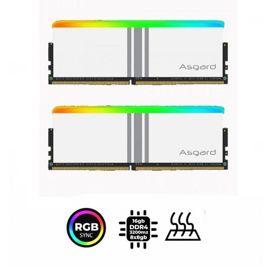 Memoria Ram Ddr4 Asgard Valkyrie 3200mhz Rgb 16gb 2x8GB - Netac ...