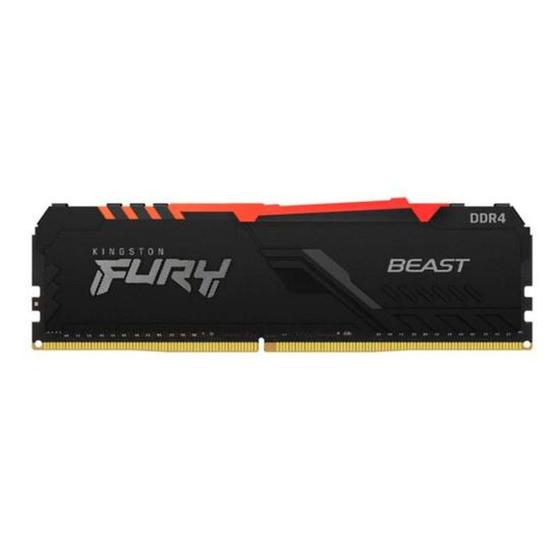 Memória Ram Ddr4 Kingston Fury Beast Rgb 8Gb 3200 Mhz Kf432C16Bba 8 Preto - Memória RAM ...