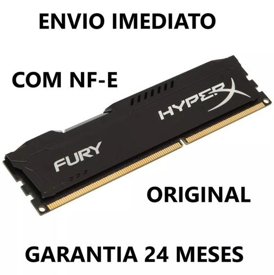 Memoria Ram Desktop Gamer Hyperx Fury Ddr3 8gb 1866mhz Cl10 Memória