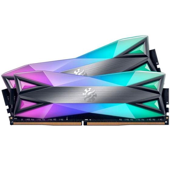 Memória RAM XPG Spectrix D60G RGB, 32GB (2x16GB), 3600MHz, DDR4, CL18 ...
