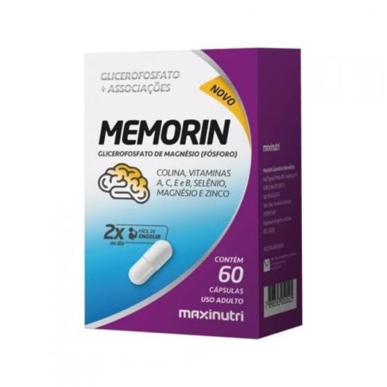 Memorin 60 Cápsulas - Maxinutri - Vitaminas A-Z - Magazine Luiza