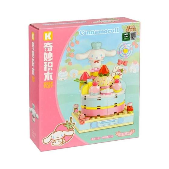Meninas DIY Building Block Toys Sanrio Strawberry Town Hello Kitty ...
