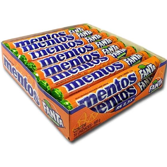 Mentos Bala Fanta Caixa Com 16 Unidades - Balas - Magazine Luiza