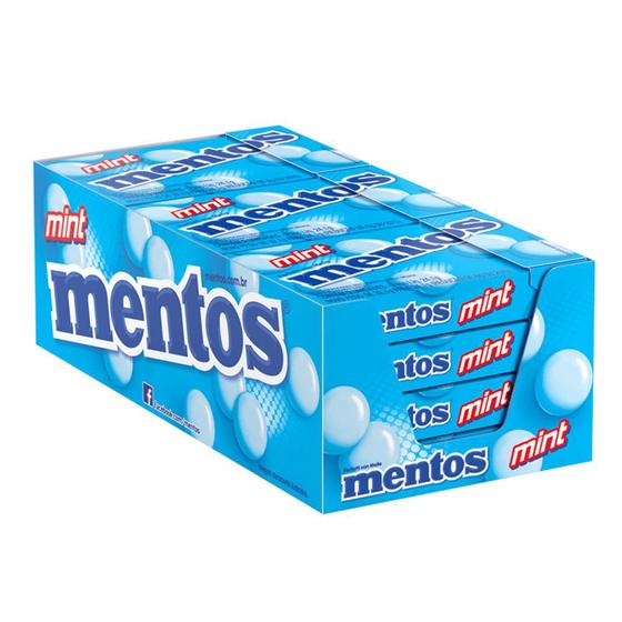 Mentos Slim Box Display 12 X 24,1G - Mint - Chicletes e Gomas ...