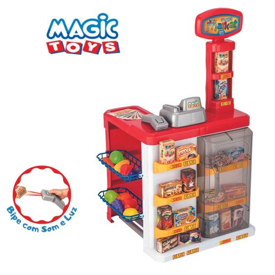 Mercadinho Infantil Magic Market Dinheirinho Bip E Som 8048 - MAGIC ...