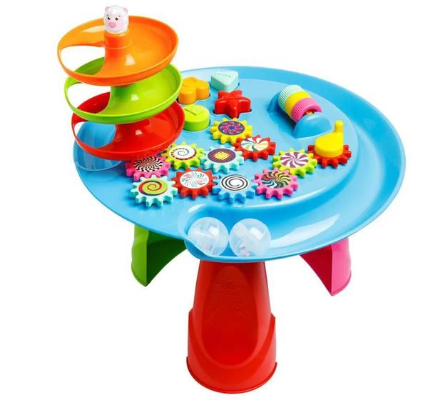 Mesa Atividades Infantil Didática Divertida Baby Play Mapto - Maptoy ...