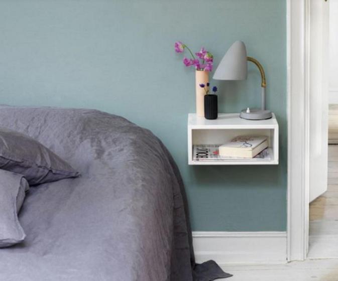 Mesa de cabeceira simples nicho retangular vazado - KAZA DAS ...